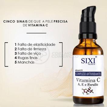 Sixi Premium Sérum 20 Vitamina C Antioxidante 30Ml Nº1 - SMART TECH ...