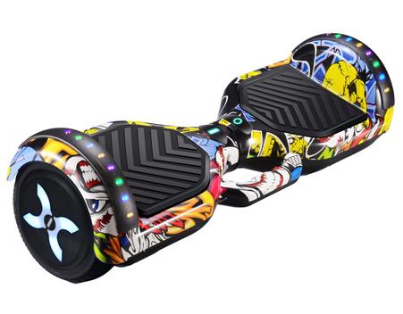 Skate Elétrico Hoverboard LED E Som Bluetooth Overboard 6,5 - Toys ...