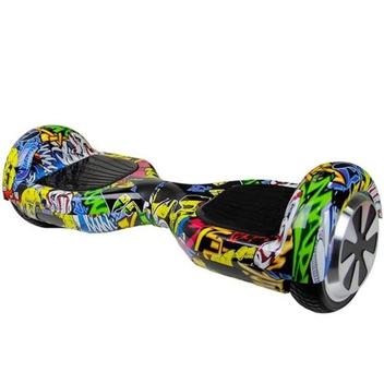 Skate Elétrico Hoverboard Roda 6.5'' Poleg. C/ Led Bluetooth - Smart ...