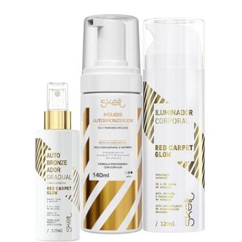 Skelt Autobronzeadores Mousse 140ml, Spray Gradual Anticelulite 120ml e ...