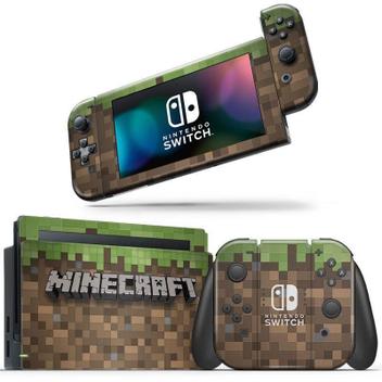 Skin Adesivo Protetor Para Nintendo Switch Minecraft B1 - Skin Zabom ...