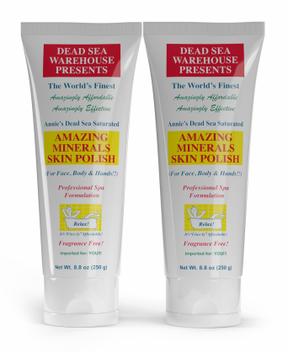 Skin Polish Dead Sea Warehouse Amazing Minerals, pacote com 2 unidades ...