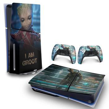 Skin PS5 Slim Adesivo Horizontal - Baby Groot - Pop Arte Skins - PS5 ...