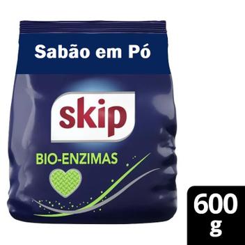 Skip sabão Po para roupas Bio Enzimas 600gr - Unilever - Sabão em Pó ...