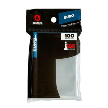 Sleeves Euro 59x92mm (100 Unidades) - Central - Jogo de Cartas ...