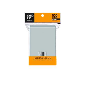 Sleeves Gold 80 x 120mm (100 Unidades) - Redbox - Red Box - Jogo de Cartas - Magazine Luiza