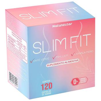 Slim Fit Suplemento Alimentar Natural Original Café Verde Psyllium Laranja Moro Fibras 120 ...