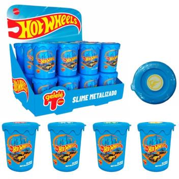 Slime metalizado 180g - hot wheels - sortido -doce brinquedo - Slime ...