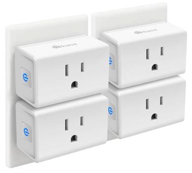 Smart Plug Kasa Smart Mini (4 Unidades) - 15A WiFi 2.4G - Branco ...