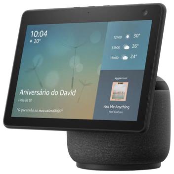 Smart Speaker Amazon com Alexa Echo Show 10 com Tela 10,1 3º Geração ...