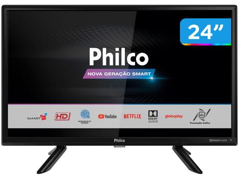 Smart TV 24” HD LED Philco PTV24G50SN VA - Wi-Fi 1 HDMI - Smart TV - Magazine Luiza