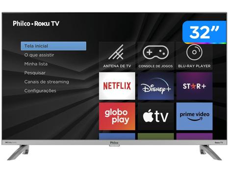 Smart TV 32" HD D-LED Philco Fast Smart PTV32G7PR2CSBLH 60Hz Wi-Fi 2 ...