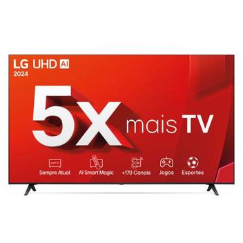 Smart TV 4K 55 LG UHD 55UT8050 Processador A5 Ger7 AI Alexa/Chromecast ...
