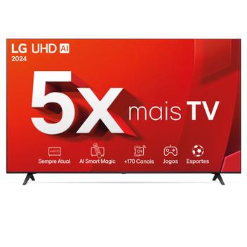 Smart TV 4K 55" LG Ultra HD 55UT8050 Processador A5 Ger7 AI Alexa ...
