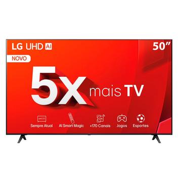 Smart TV 50" Ultra HD 4K LG 50UT8050 Controle Smart Magic - TVs ...