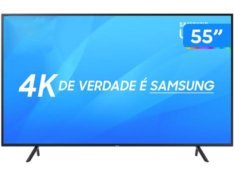 Smart TV 55” 4K LED Samsung NU7100 Wi-Fi HDR - 3 HDMI 2 USB - TV 4K ...