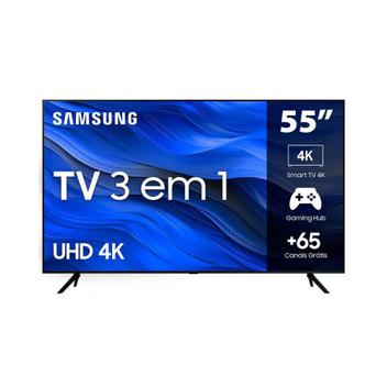 Smart TV 55" UHD 4K Samsung UN55CU7700GXZD Crystal 4K, Samsung Gaming ...