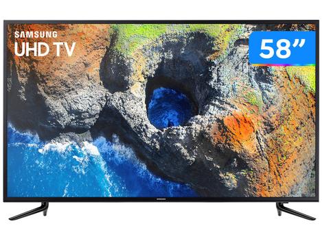 Smart TV 58” 4K LED Samsung 58MU6120 Wi-Fi - 3 HDMI 2 USB - Smart Tv ...