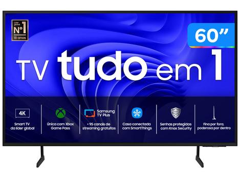 Smart TV 60” 4K UHD LED Samsung 60DU7700 - Wi-Fi Bluetooth Alexa 3 HDMI ...