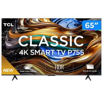 Smart TV 65 Polegadas Led 4K Ultra HD Google TV P755 TCL - TV 4K Ultra ...