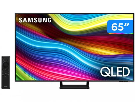 Smart TV 65” UHD 4K QLED Samsung QN65Q70 VA - 120Hz Wi-Fi Bluetooth ...