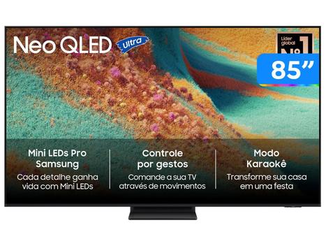 Smart TV 85" Samsung 4K Neo QLED QN85F QN85QN85FAGXZD 120Hz Tizen NQ4 ...
