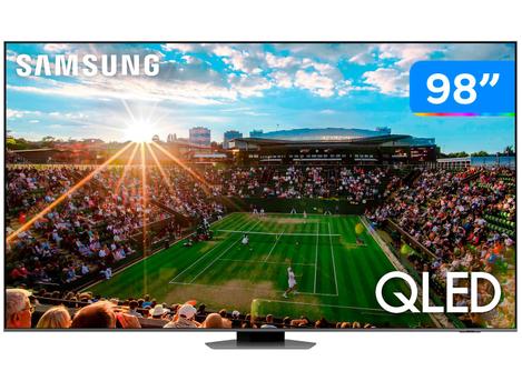 Smart TV 98” 4K QLED Samsung QN98Q80CMGXZD - VA 120Hz Wi-Fi Bluetooth ...