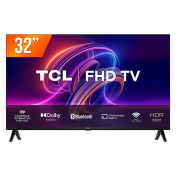 Smart TV Android LED 32" Full HD TCL 32S5400AF Google Assistant HDR10 2 ...