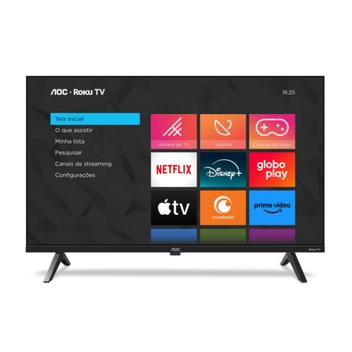 Smart TV AOC Roku 32 Dled HD Dolby Audio 32S5045/78G - Smart TV ...