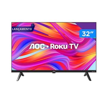 Smart TV AOC Roku 32” HD Série 5045 com Wi-Fi, HDMI e USB - Smart TV ...