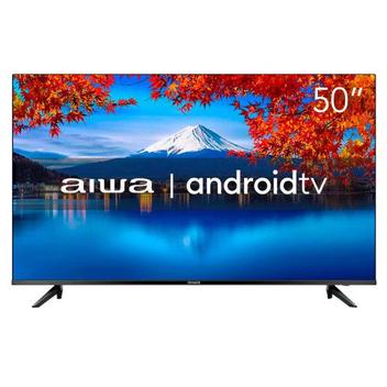 Smart TV D-LED 50 Polegadas AIWA Full HD Android 4K Borda Ultrafina ...
