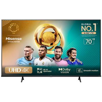 Smart TV Hisense DLED 4K 70" Polegadas 70A51HUV com LED Sleep Timer ...