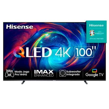 Smart TV Hisense UHD 4K QLED 100" Polegadas 100U76N com Wi-Fi e ...