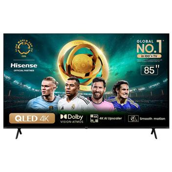 Smart TV Hisense UHD 4K QLED 85" Polegadas 85Q6N com Wi-Fi e Bluetooth ...