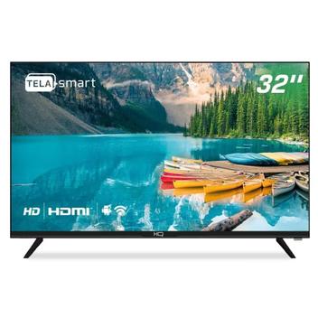 Smart TV HQ 32" LED HD, HDR10, Conversor Digital, 3 HDMI, 2 USB, WI-FI ...