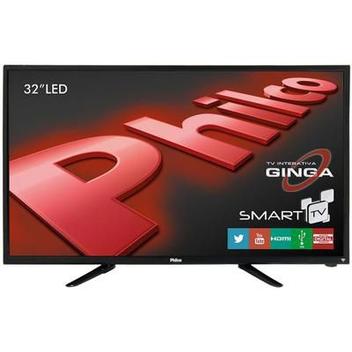 Smart TV LED 32 Polegadas Philco HD USB HDMI com Conversor Digital 2 ...