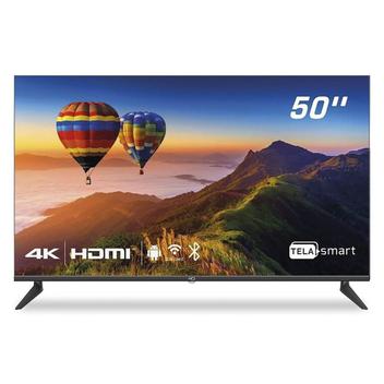 Smart TV LED 50 Polegadas HQ 4K HQS50NKHM com Conversor Digital Externo ...