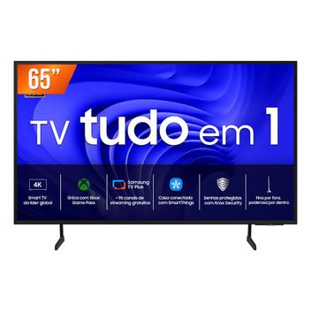 Smart TV LED 65" Ultra HD 4K Samsung UN65DU7700GXZD Processador Crystal ...