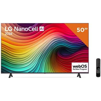Smart TV LG 50 Polegada, 4K NanoCell, UHD, NANO80TSA - LG ELETRONICS ...