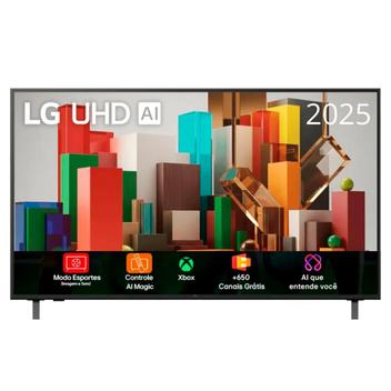 Smart Tv LG 65" 4K Ultra HD WebOS 25 AI Smart Magic Alexa 65AU801 ...