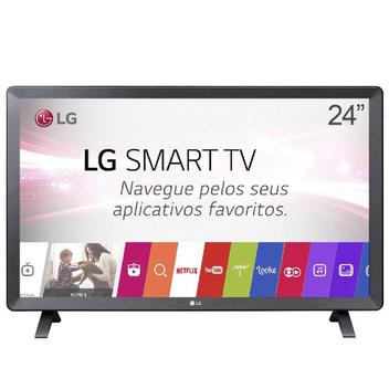 Smart TV Monitor LG 24 Polegadas LED Wi-Fi webOS 3.5 DTV Time Machine ...