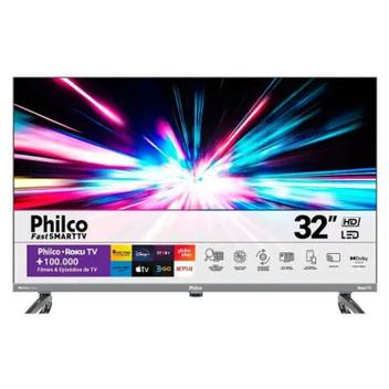 Smart Tv Philco 32 Led PTV32G7PR2CGB Roku TV Premium Processador Quad Core Dolby Audio Bivolt ...