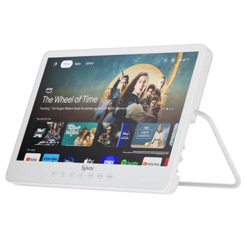 Smart TV portátil SYLVOX 15,6" 12V IP66 à prova d'água 10000mAh - Smart ...