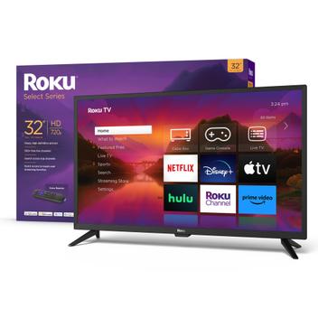 Smart TV Roku 32 Select Series 720p HD com controle remoto de voz de 32 ...