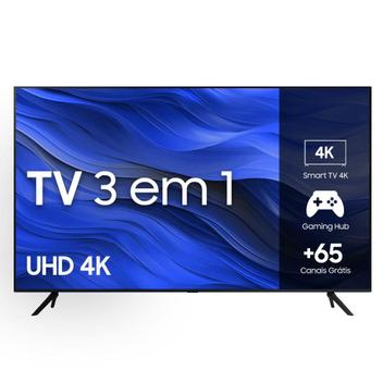 Smart TV Samsung 43" UHD 4K 43CU7700 2023 Processador Crystal 4K Tela ...