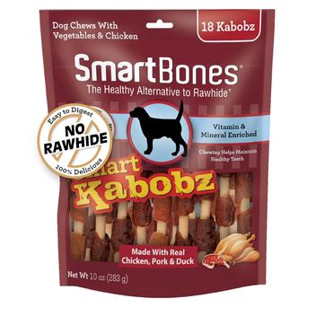 SmartBones Smart Kabobz - 18 Unidades - Sem Couro Cru - Outros Pet Shop ...