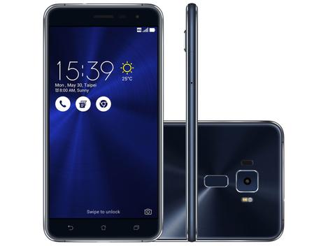 Smartphone Asus ZenFone 3 64GB Preto Safira - Dual Chip 4G Câm. 16MP ...