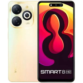 Smartphone Infinix Smart 8 Pro 256GB / 128GB Preto 8GB RAM 6,6 Câm ...
