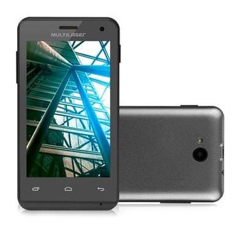 Smartphone Multilaser MS40 Dual Chip Android Tela 4 Pol 4GB 3G Câmera ...