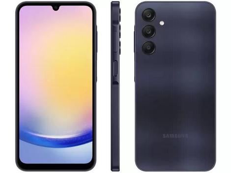Smartphone Samsung Galaxy A25 5G 256GB - Azul Escuro, RAM 8GB, Tela 6.5 ...